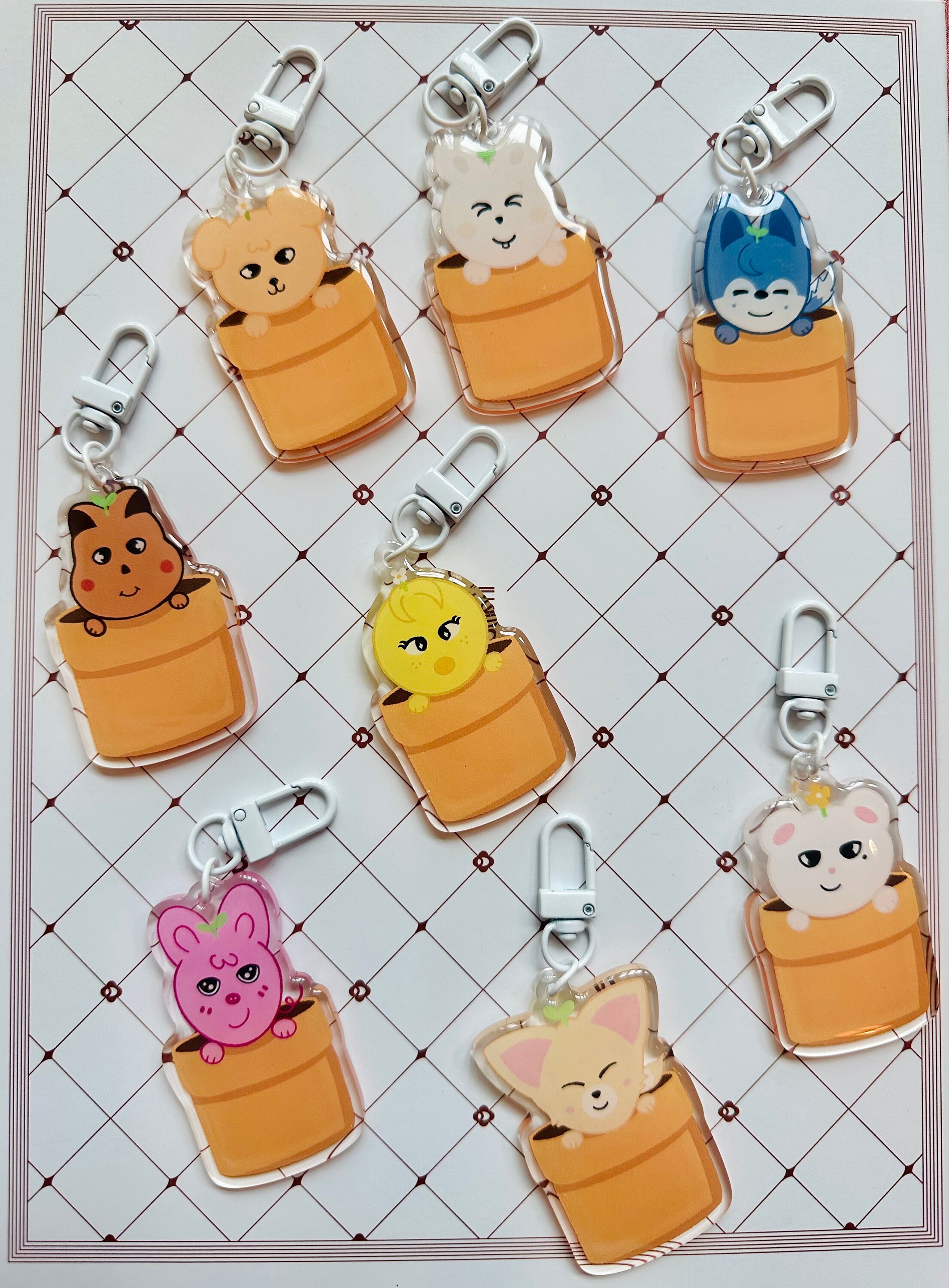 SKZOO Sprouts Keychain / Stray Kids / Kpop - Etsy