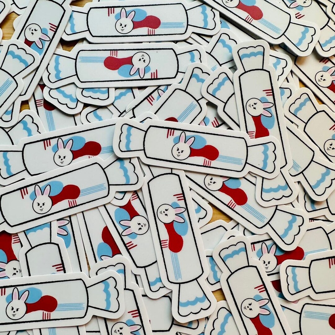 Skzoo Lee Know Leebit Snack Stickers / Stray Kids Sticker - Etsy