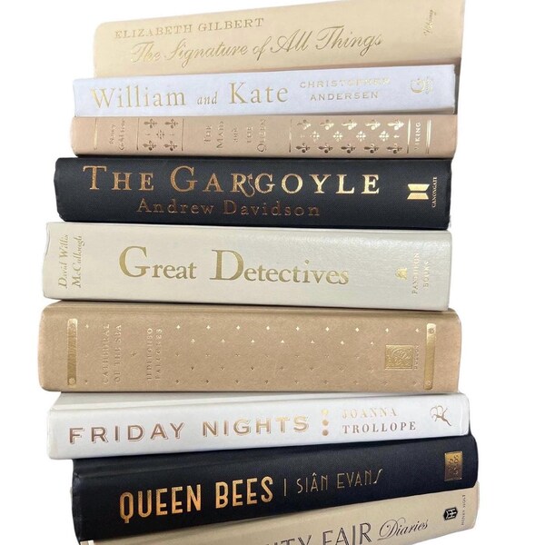 Designer Book Stack - Etsy