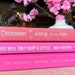 Hot Pink Decorative Books Pop of Color Books Pink Decor - Etsy