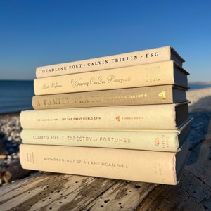 Cream and Beige Books, Neutral Books, Staging Books, Home Decor ...