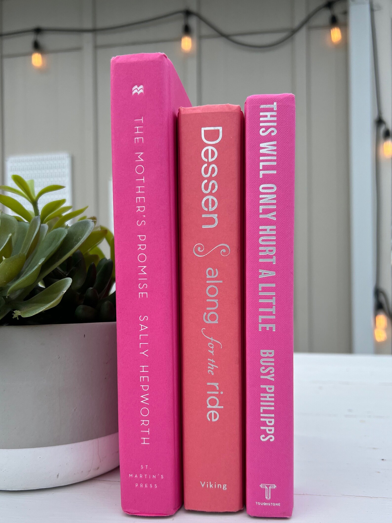 Pink and Purple Decorative Books Girly Vibes Romantic Decor - Etsy