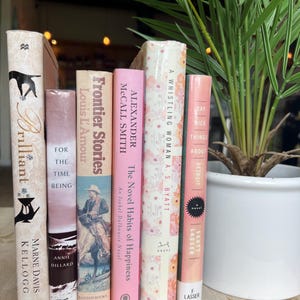 Light Pink Books, Pink Book Bundle, Decorative Books for Nursery, Baby ...