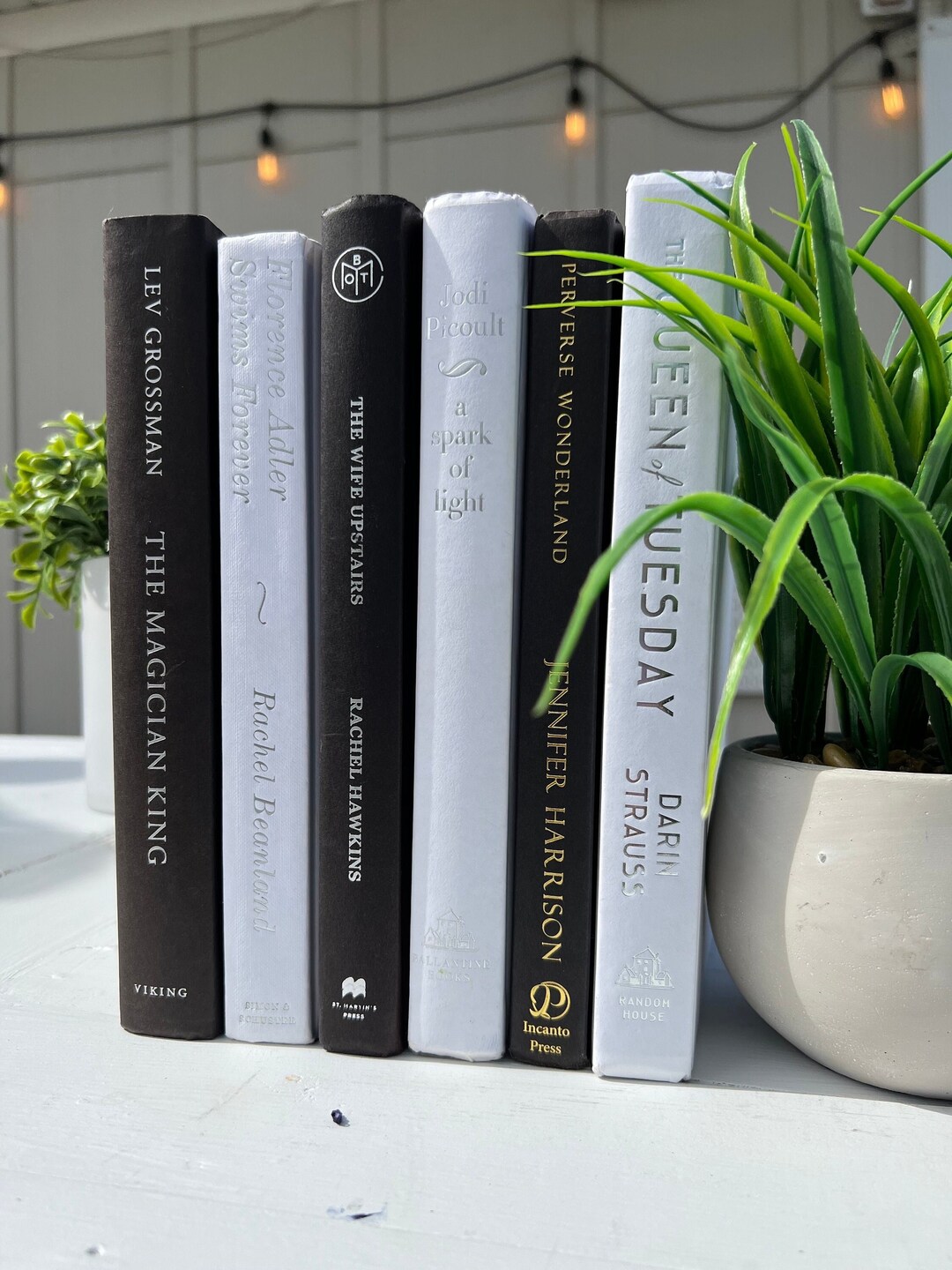 BLACK & WHITE Decorative Books, Classic Home Decor, Books for ...