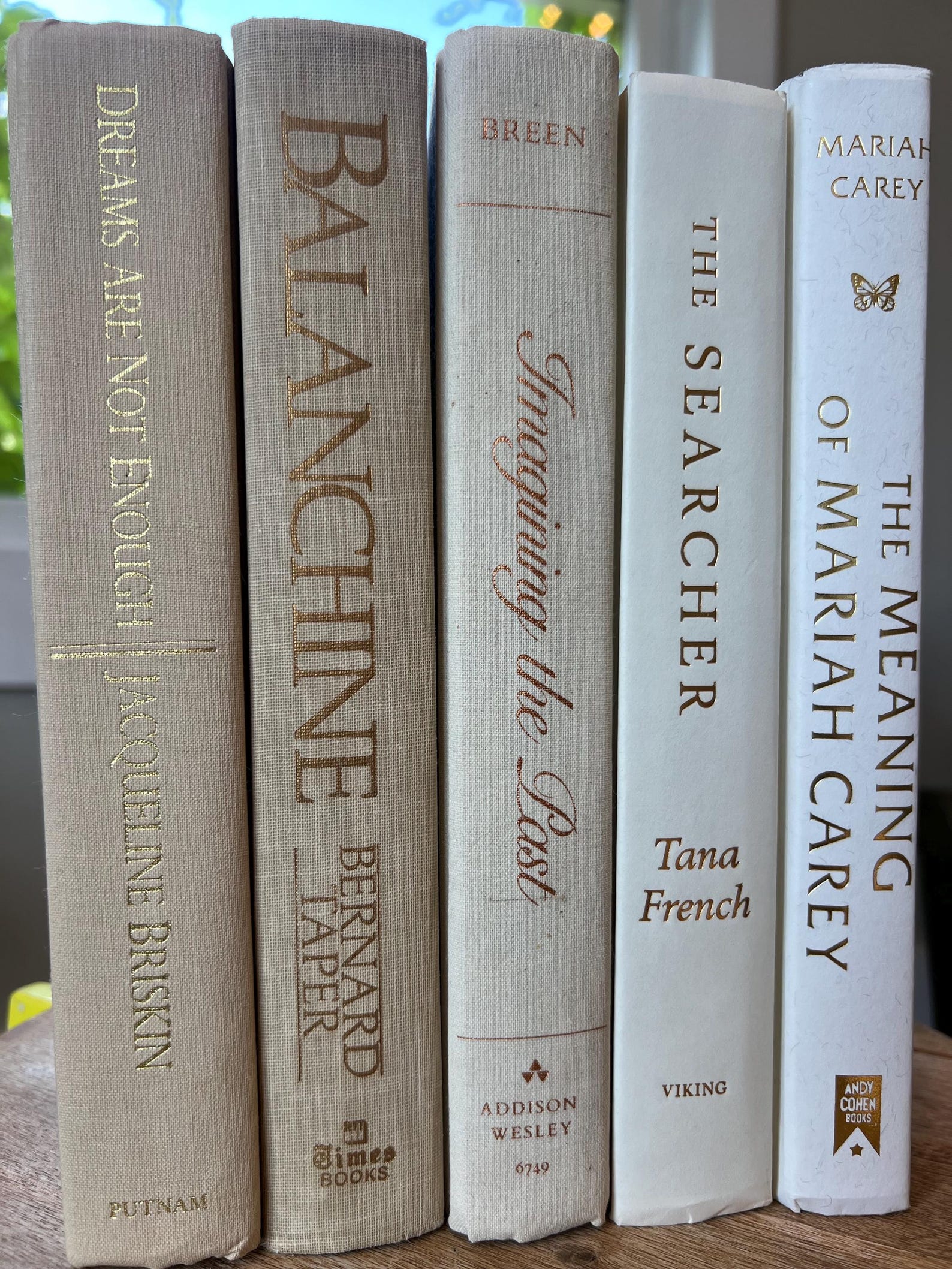 Ombré Cream and Beige Books, Neutral Books, Staging Books, Home Decor ...