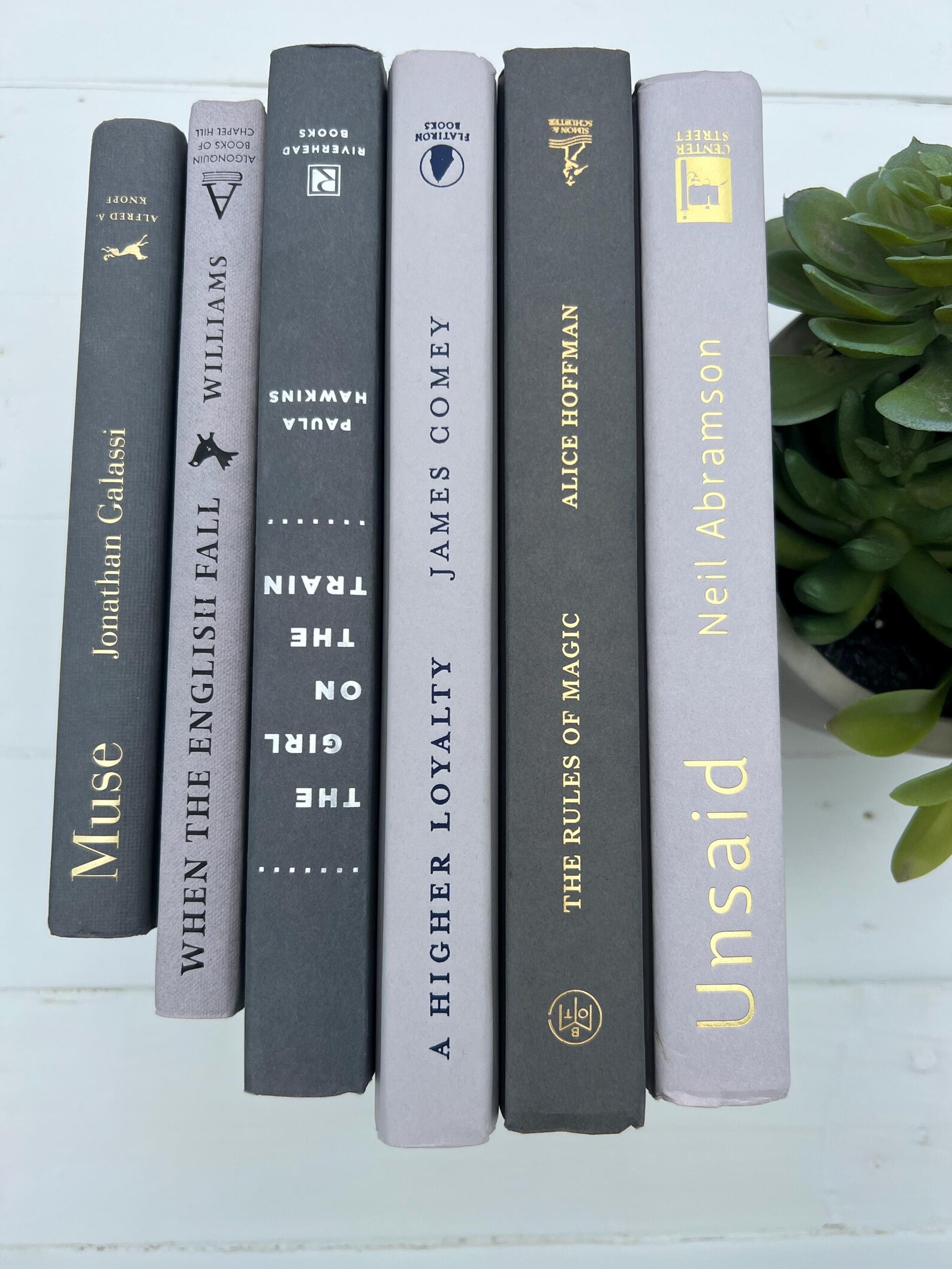 SHADES OF GRAY Books for Decorating, Grey Staging Books, Preloved Books ...