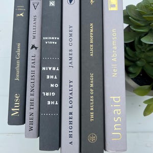 SHADES OF GRAY Books for Decorating, Grey Staging Books, Preloved Books ...