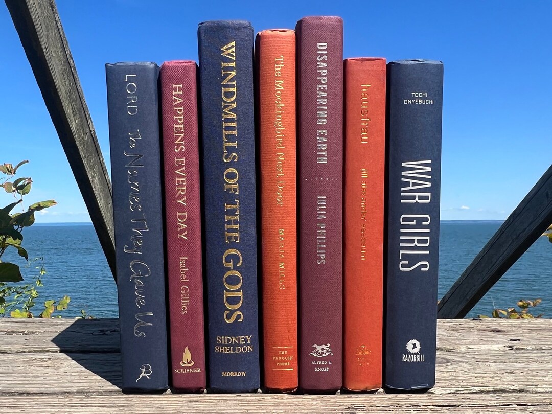 Rustic Book Bundle, Cabincore Aesthetic, Cottagecore Books, Staging ...
