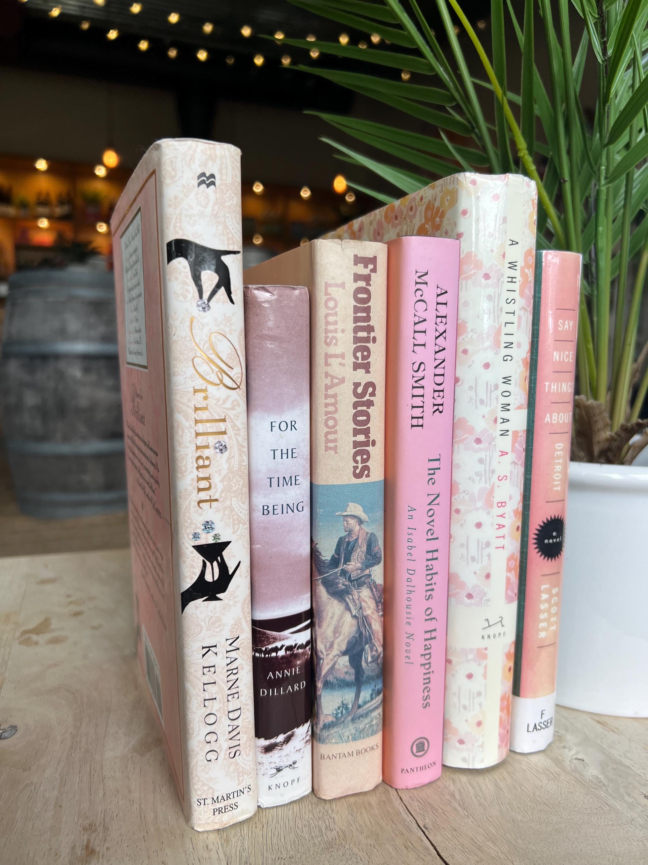 Light Pink Decorative Book Bundle: Custom Curated Nursery Decor - Etsy