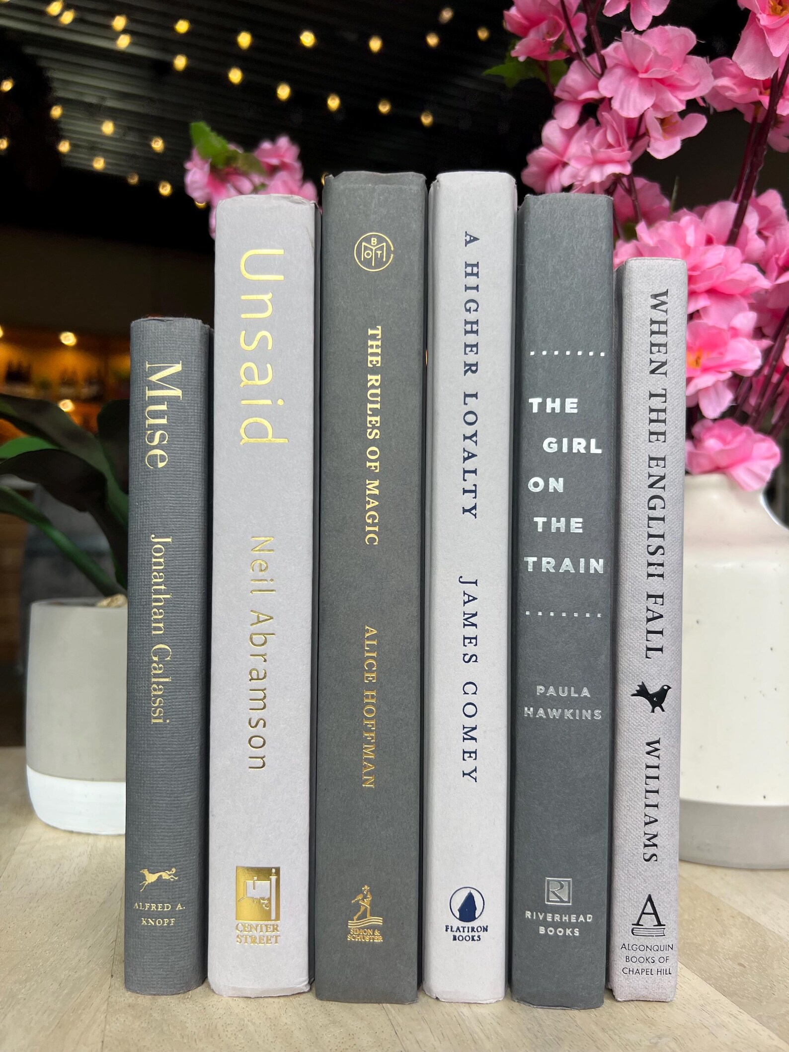 SHADES OF GRAY Books for Decorating, Grey Staging Books, Preloved Books ...