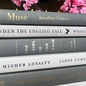 SHADES OF GRAY Books for Decorating, Grey Staging Books, Preloved Books ...