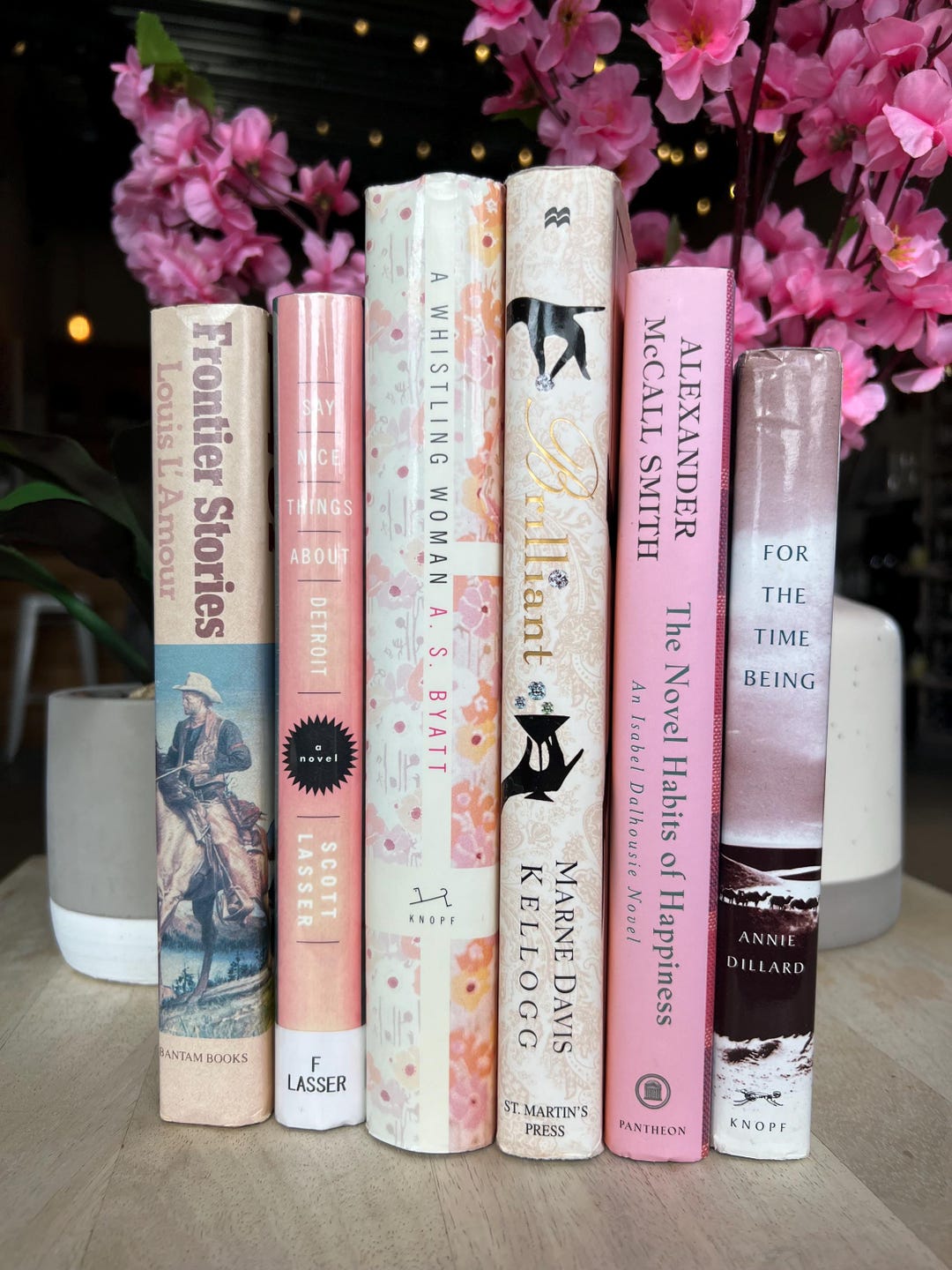 Light Pink Books, Pink Book Bundle, Decorative Books for Nursery, Baby ...