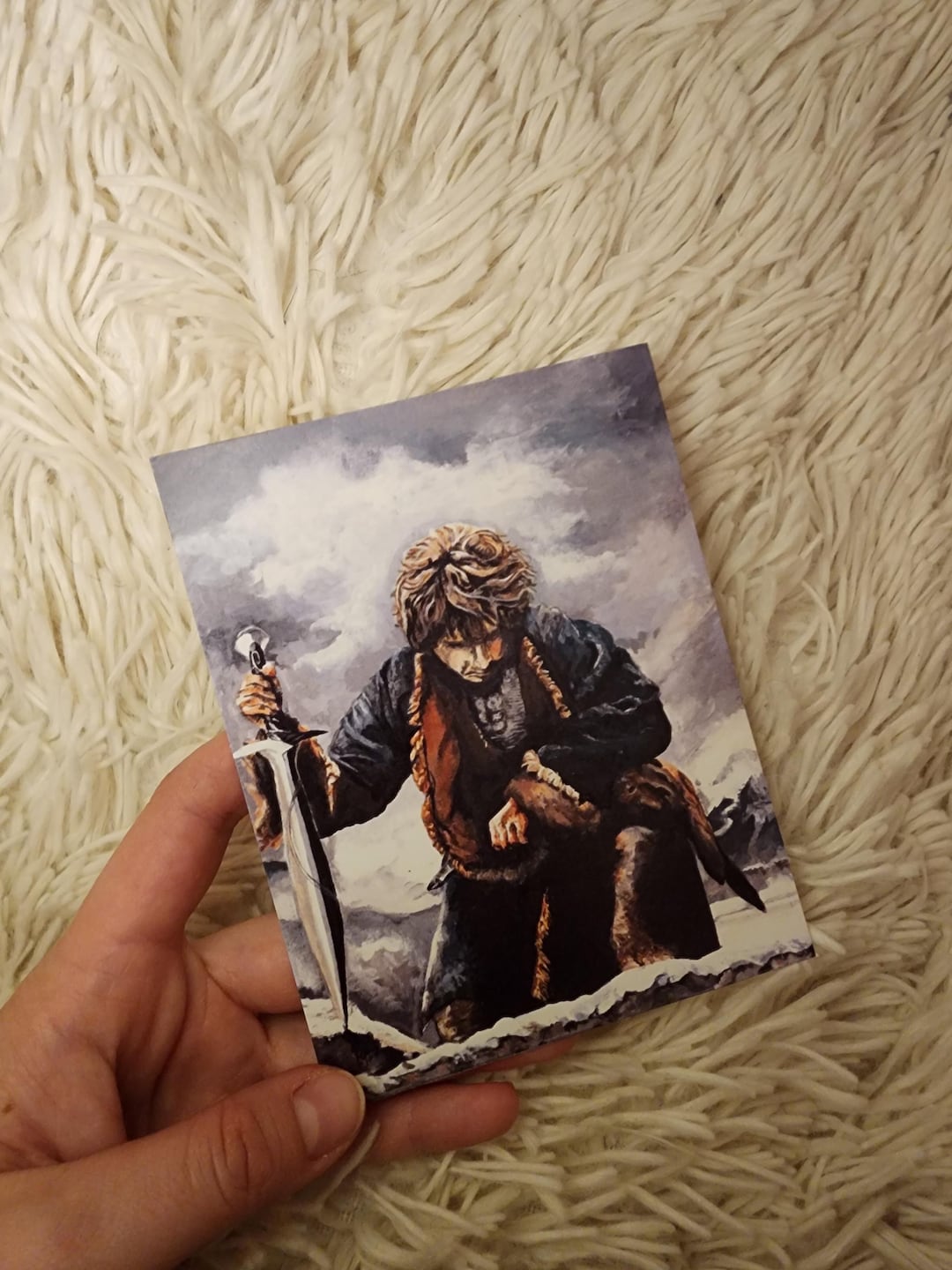 Bilbo Baggins (mini) Print Inspired by the Hobbit Battle of the Five ...