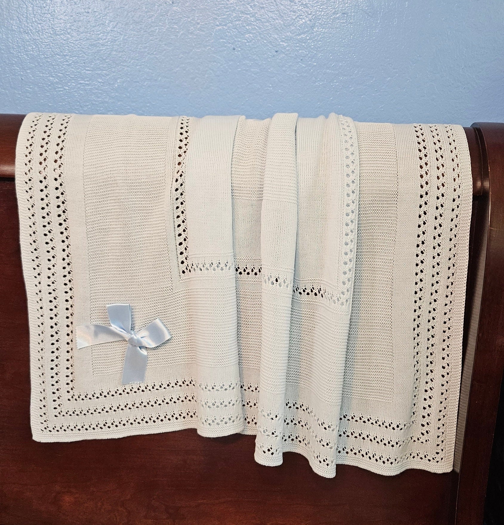 Spanish Knitted Baby Blanket Baby Boy Knit Clothing Newborn - Etsy