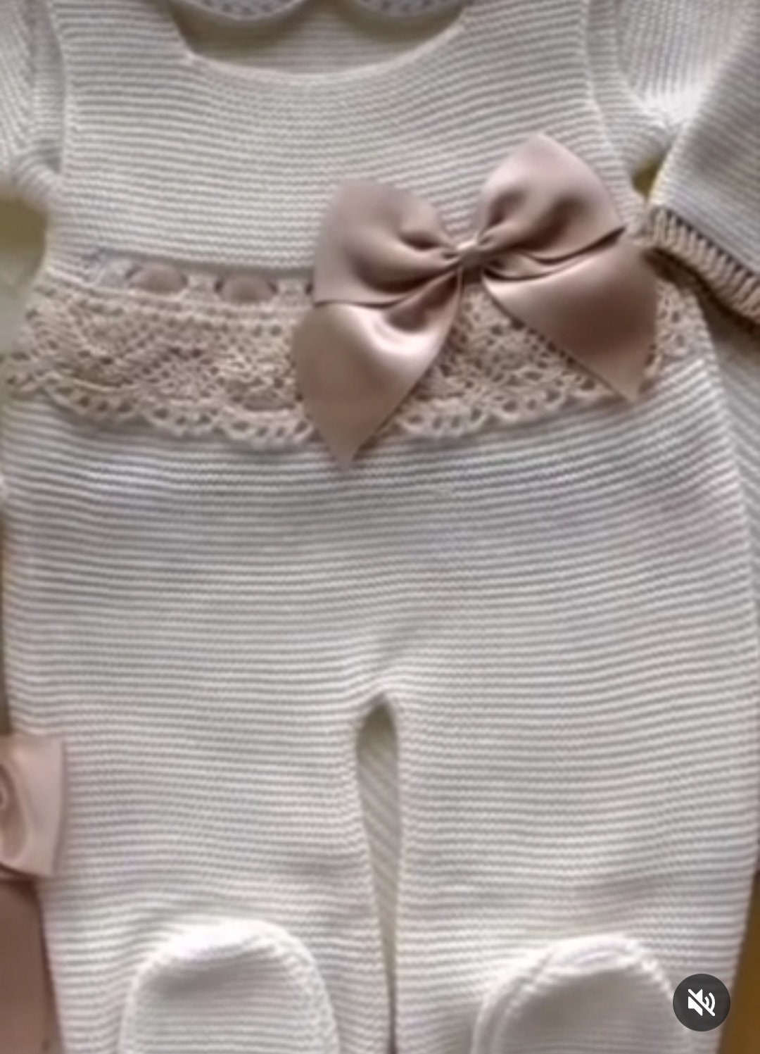 Spanish Knitted Newborn Knit Set Peto Primera Puesta Baby Boy Knit ...