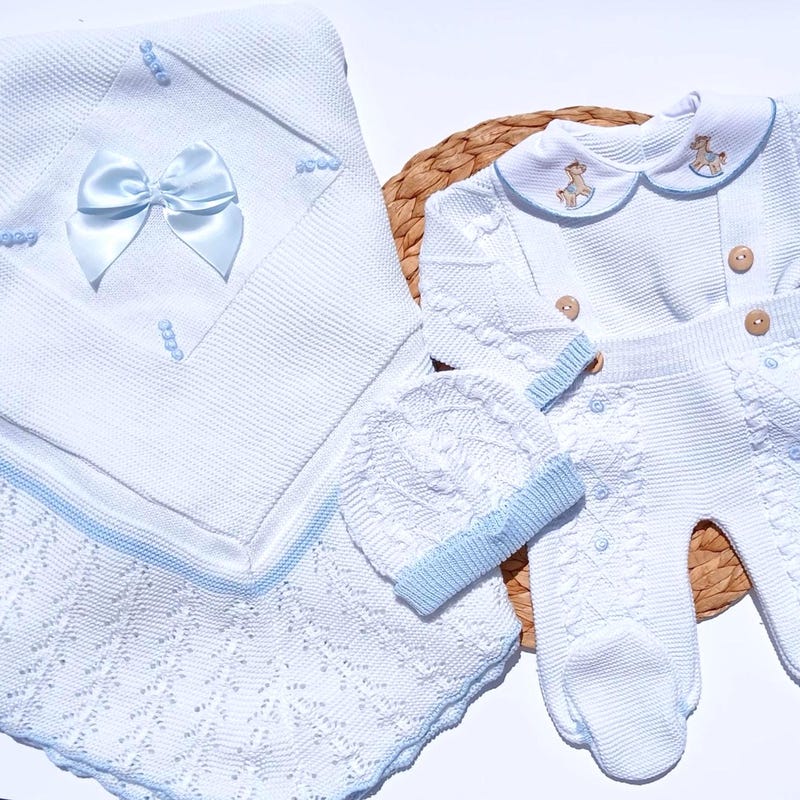 Newborn Boy Spanish Knit - Etsy