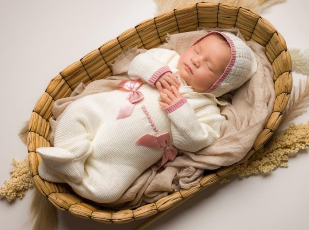 Personalized Newborn Outfit - Spanish Knitted Newborn Knit Set -primera ...