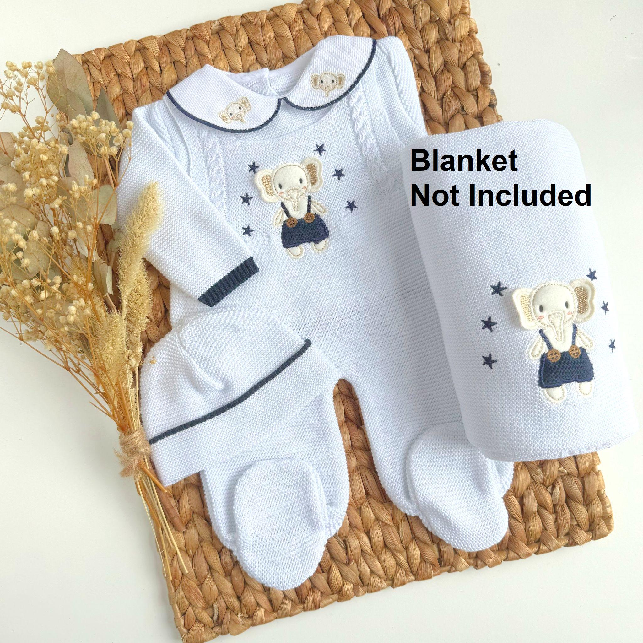 Newborn Boy First Outfit Spanish Newborn Knitted Set - Peto Primera ...