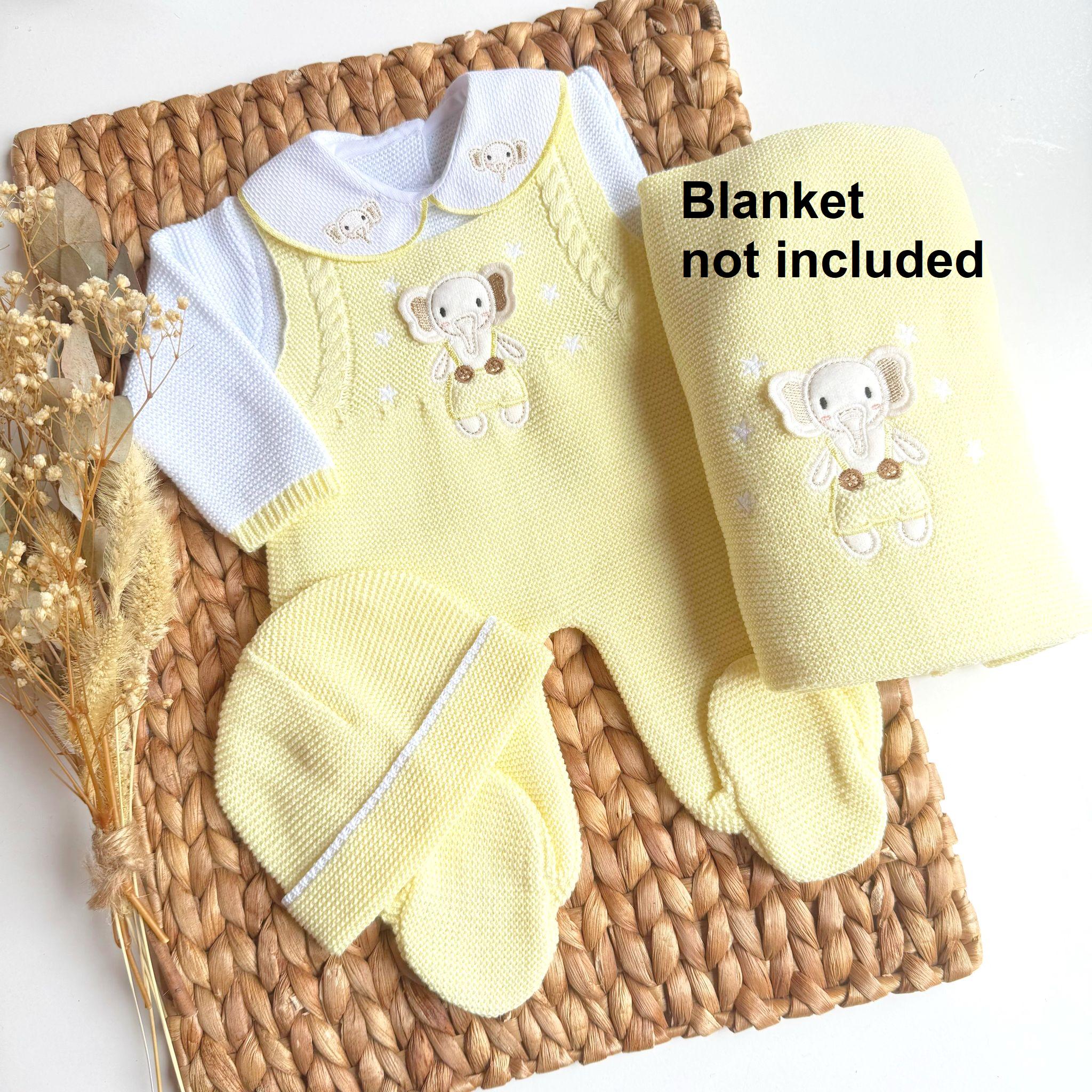 Newborn Boy First Outfit Spanish Newborn Knitted Set - Peto Primera ...