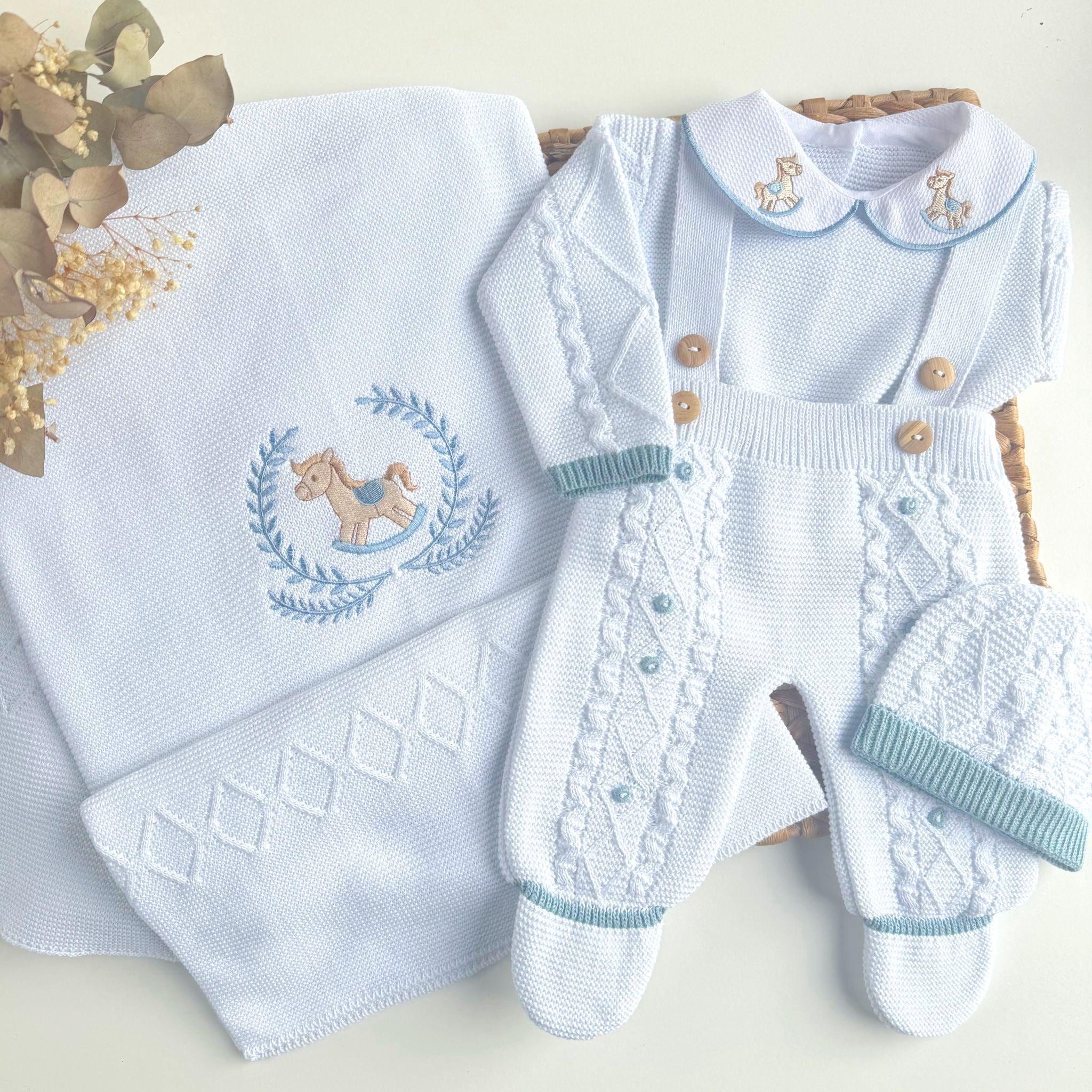 Going Home Newborn Boy First Outfit Spanish Newborn Knitted - Primera ...