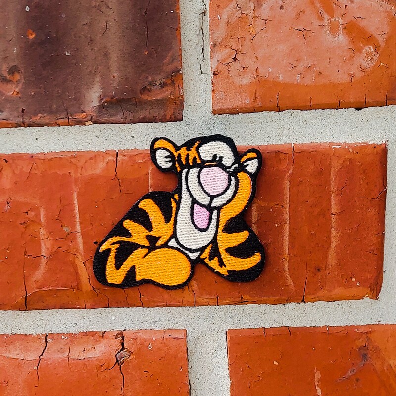 Tigger Embroidered Patch - Etsy