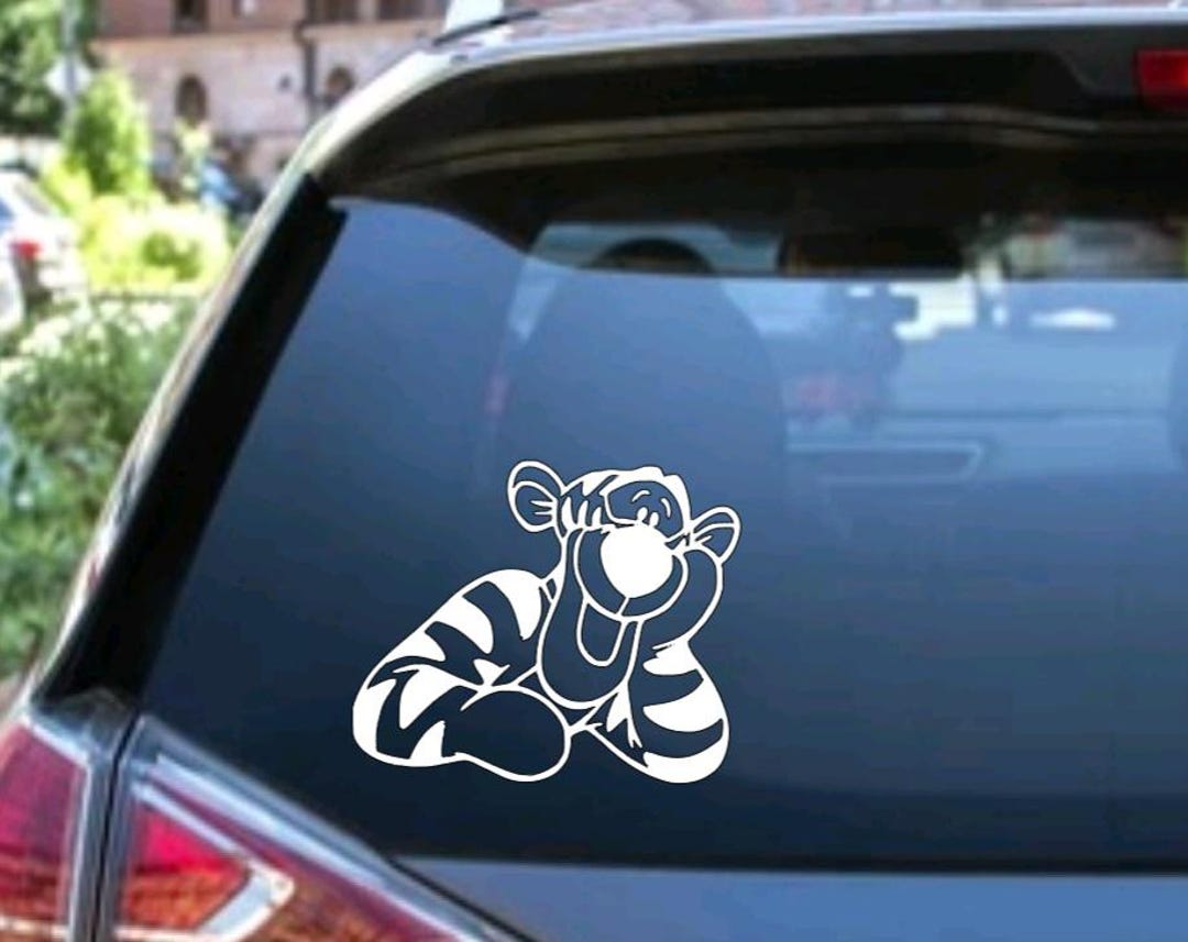 Disney Tigger Vinyl Decal, Car Window, Laptop, Tumbler, Mirror, Bumper - Etsy