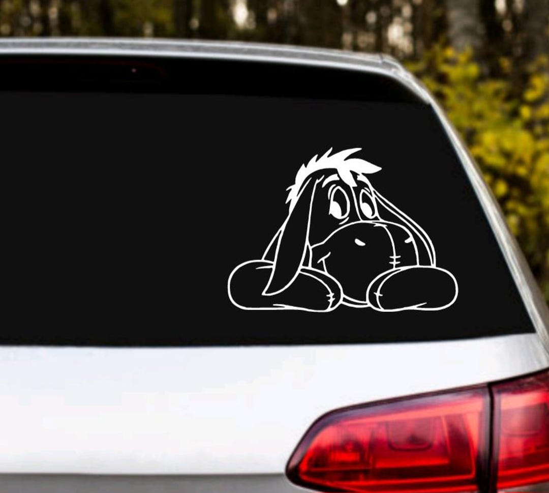 Eeyore Winnie the Pooh Disney Vinyl Decal, Car Window, Laptop, Tumbler ...