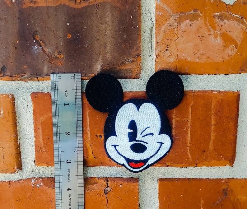 Mickey Mouse Winking 3.73 X 3.5 Disneyland Disney - Etsy
