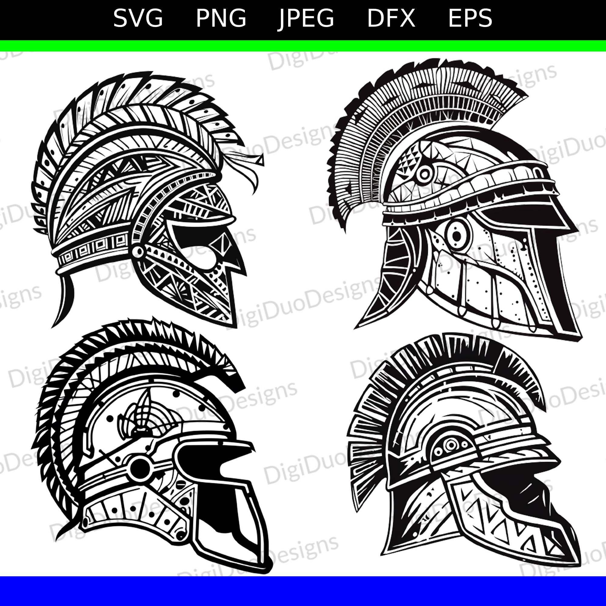 Gladiator Helmet SVG Pack, Medieval SVG, Digital Art, Al Generated ...
