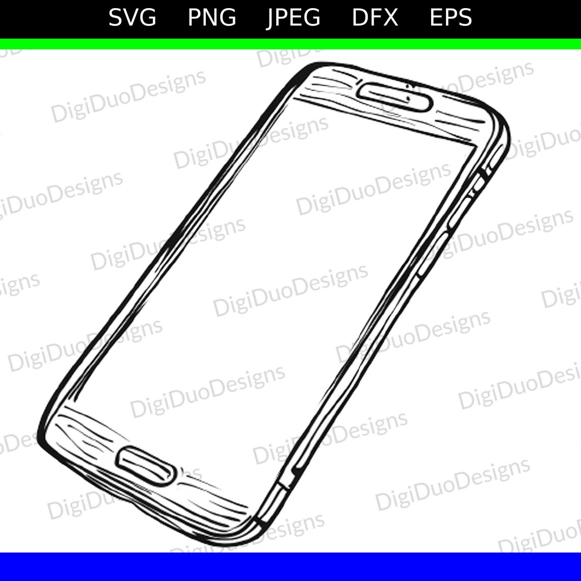 Cell Phone SVG, Electronic Devices SVG, Digital Art, Al Generated ...