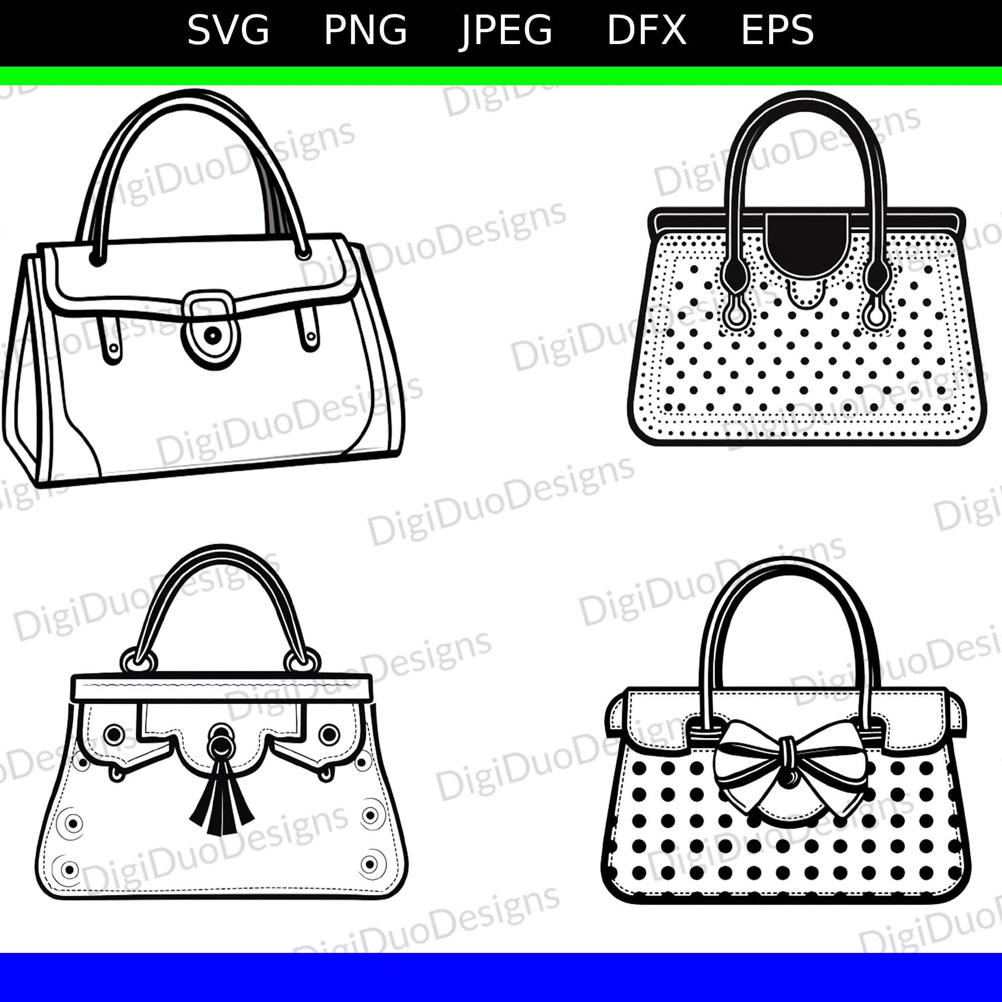 Purse SVG, Fashion SVG, Cosmetic SVG, Digital Art, Al Generated, Cricut ...