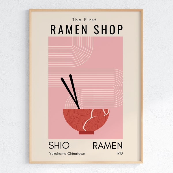 Ramen Poster Print - Etsy