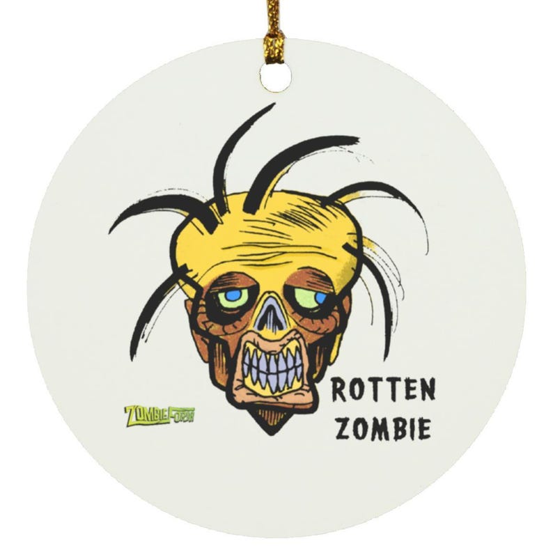 ROTTEN ZOMBIE Original Zombieforia® Zombie-themed Christmas Ornament ...