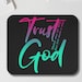Trust God Mouse Pad, Christian Mousepad, Christian Gift, Student ...