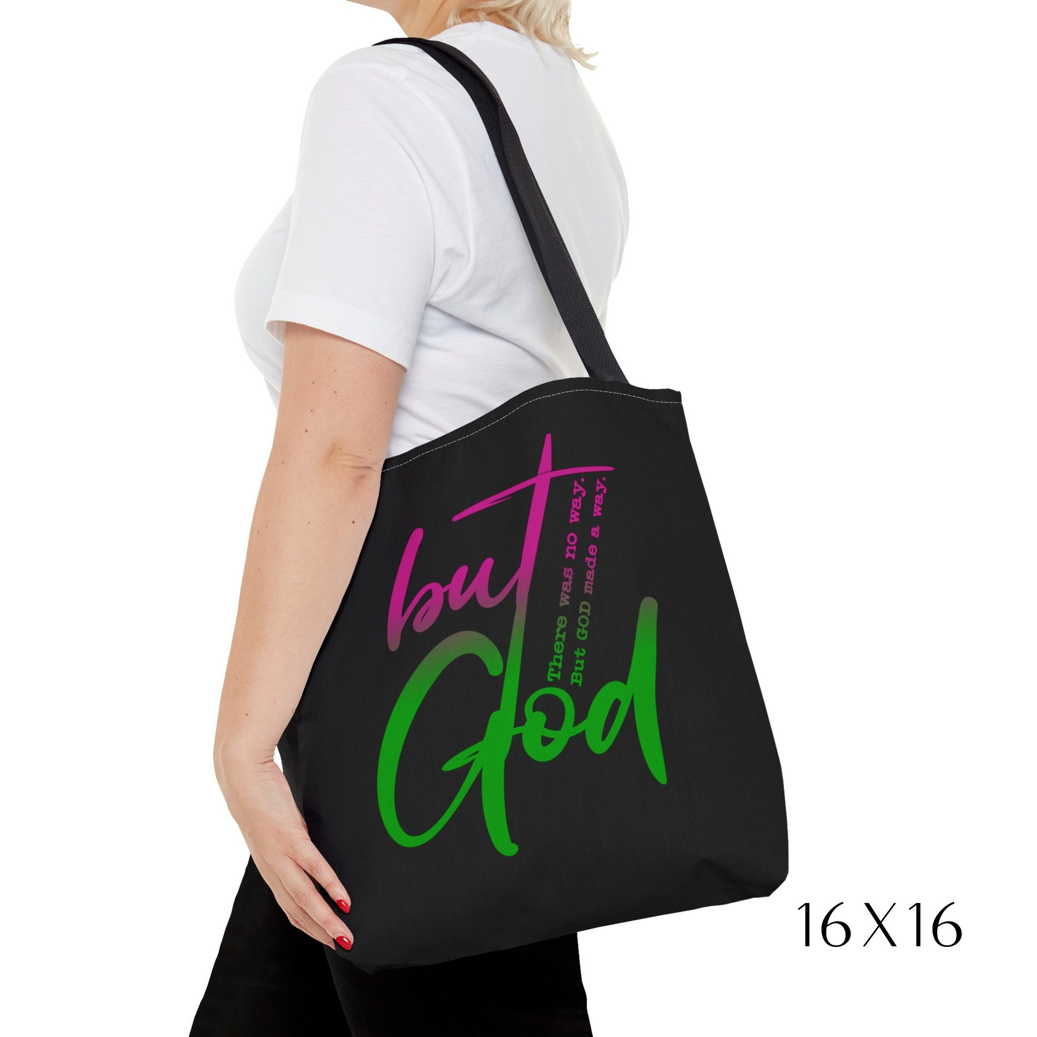 But God Tote Bag, Christian Tote, Teacher Tote, Back to School Bag ...