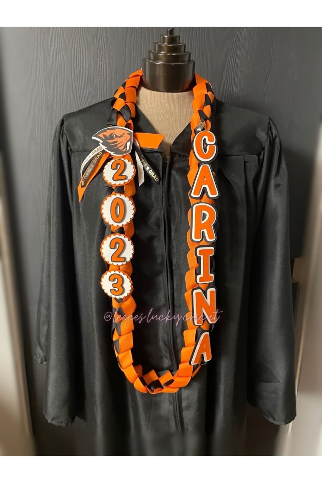 Graduation Lei/ Custom Lei/ High School College Graduation Gift ...