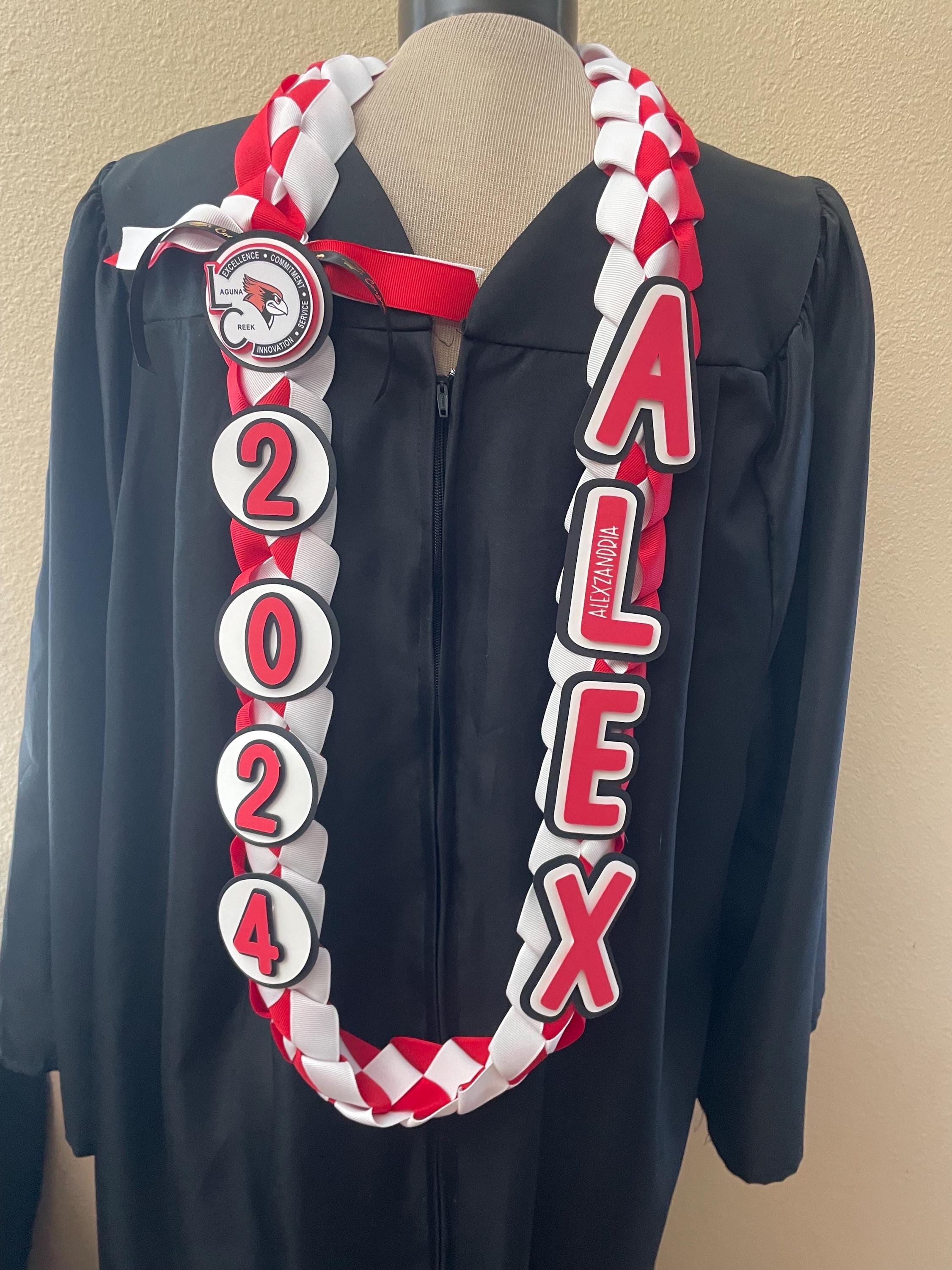 Graduation Lei/ Custom Lei/ High School College Graduation Gift ...