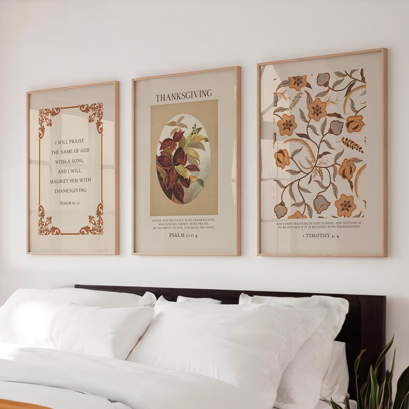 Thanksgiving Wall Decor - Etsy