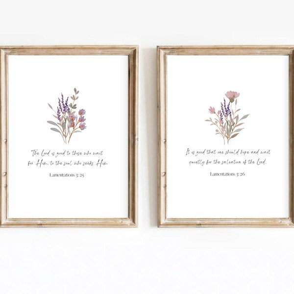 Digital Downloadable Scripture Wall Art - Etsy