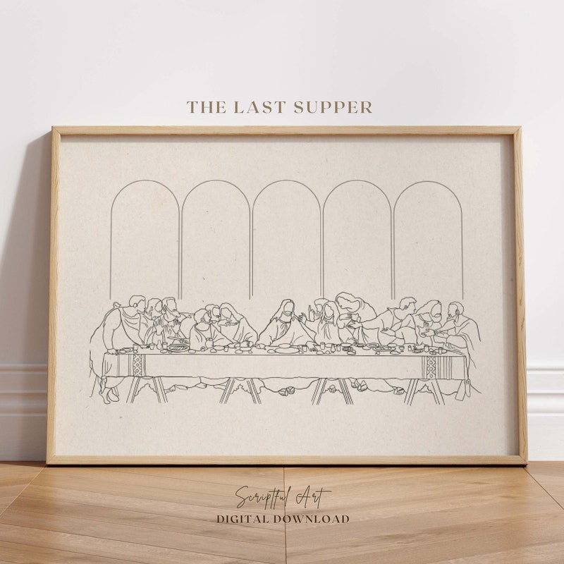 The Last Supper - Etsy
