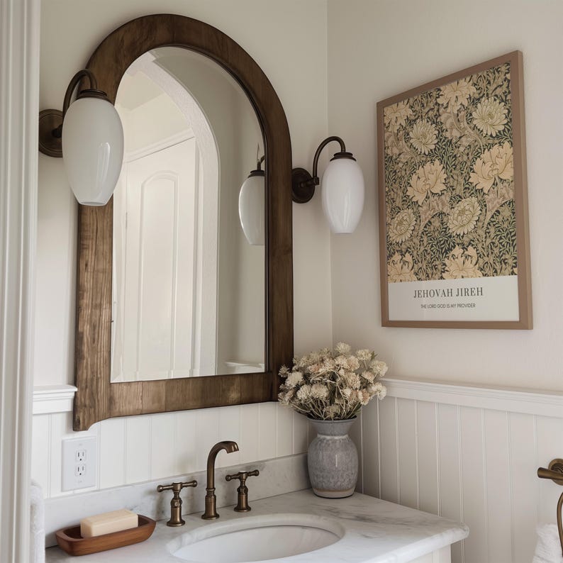 Jehovah Jireh, Hebrew Name of God, Floral Christian Wall Art (digital ...