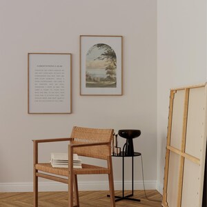 Christian Wall Art Set of 2, Tree Vintage Landscape Bible Prints, His ...