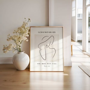 Psalm 46:5 God is Within Her She Shall Not Fall, Subtle Christian Wall ...