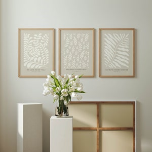 Aesthetic Christian Wall Art Set of 3 Printables, Modern Bible Art ...