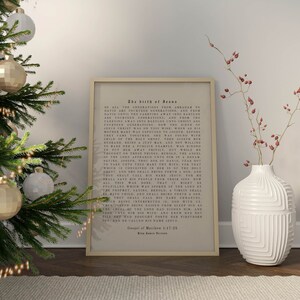 The Genealogy of Jesus Christ From the Gospel of Matthew in the King ...