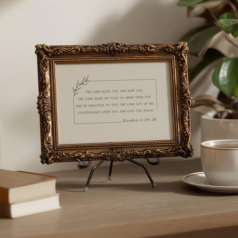 The Lord Bless You, Printable Bible Verse, Digital Download ...