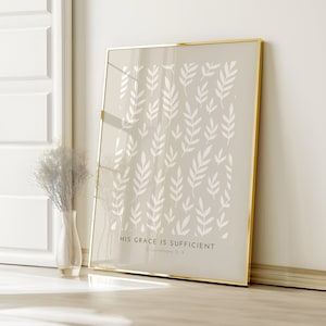 Aesthetic Christian Wall Art Set of 3 Printable Modern Bible Art, Beige ...