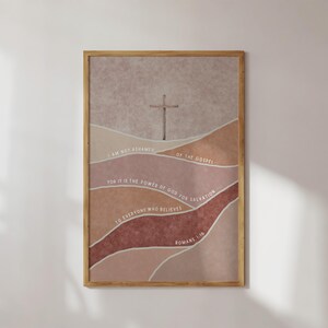 Christian Wall Art Modern Set of 3, Printable Bible Landscape Posters ...