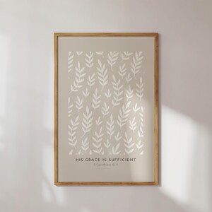 Aesthetic Christian Wall Art Set of 3 Printable Modern Bible Art, Beige ...