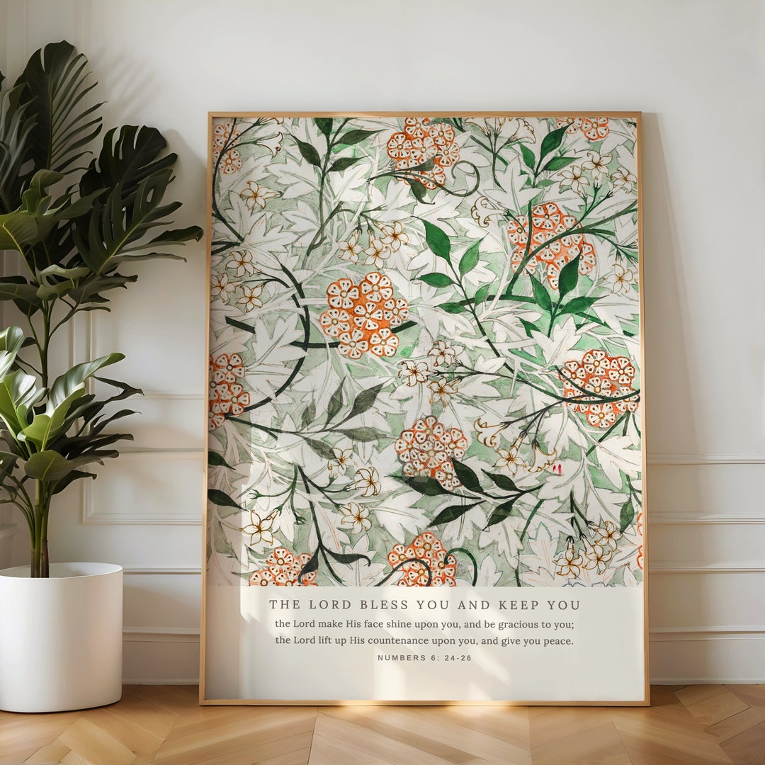 The Lord Bless You and Keep You, Numbers 6: 24-26 Aaronic Blessing ...